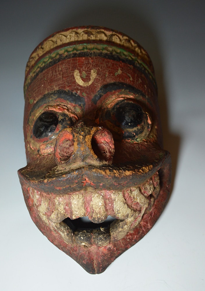 Nepal Ritual mask Hanuman - tribalartantiques.com