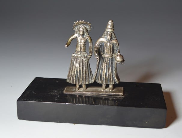 Rare Silver nativity figures C 16th Century Peru_SOLD ...