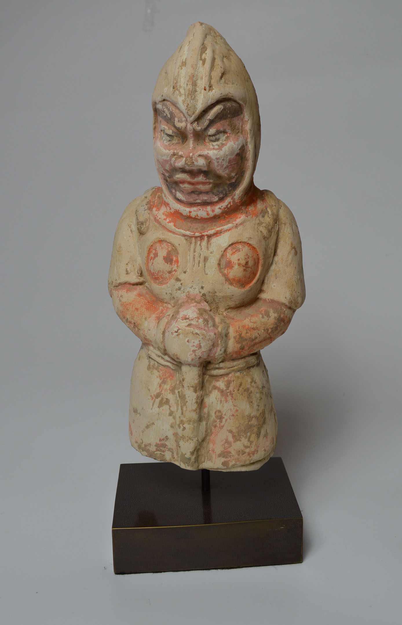 Fine Tang dynasty grey fragmentary pottery Figure_Sold ...