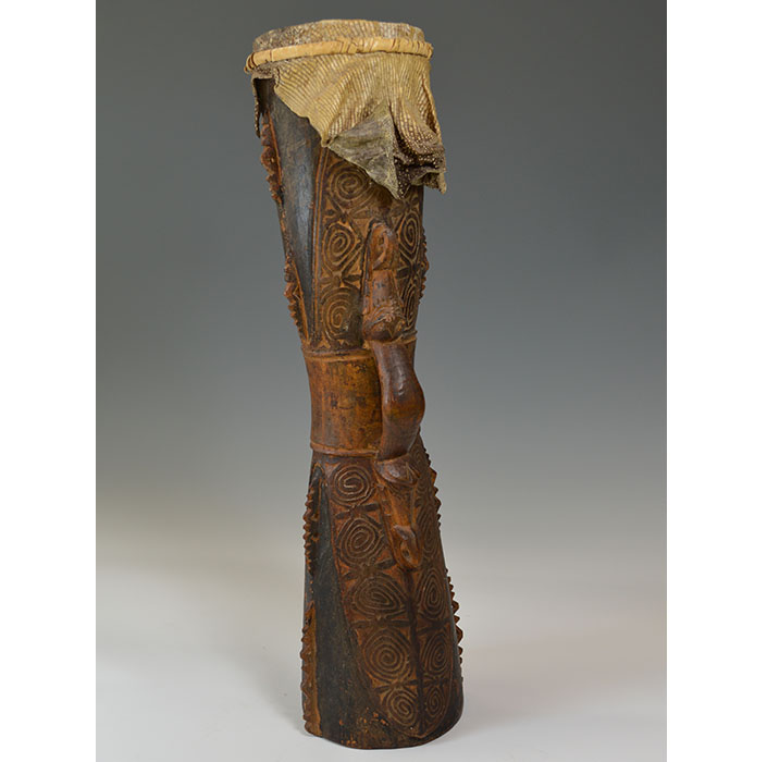 Fine New guinea kundu drum_SOLD : tribalartantiques.com
