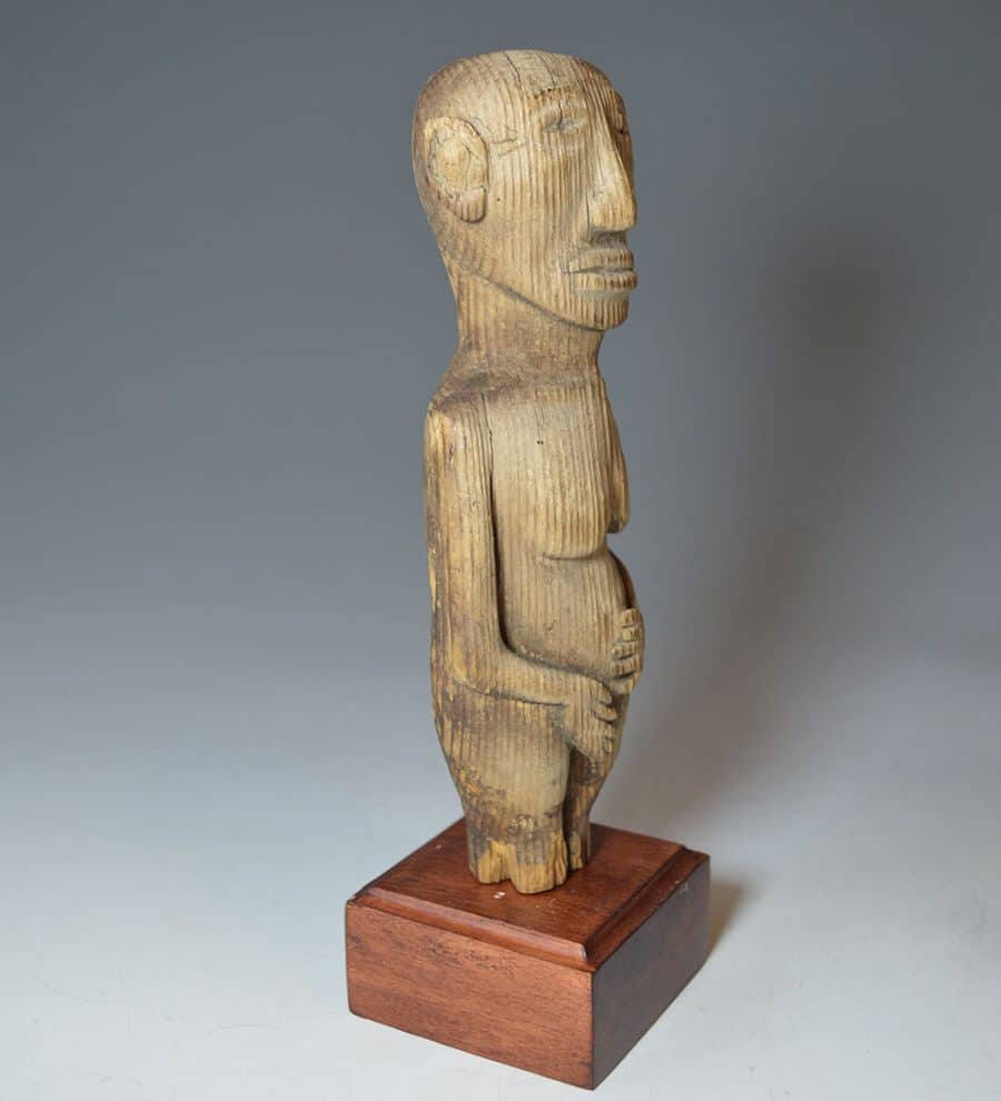 Greenland Inuit Eskimo wood Tupilak Magic figure-SOLD ...