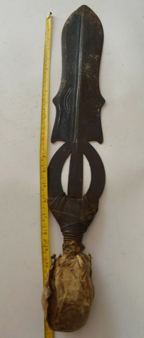 African tribal Fine old ceremonial sword Ngombe-SOLD ...