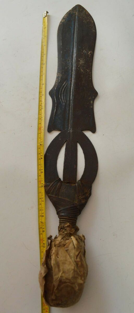 African tribal Fine old ceremonial sword Ngombe-SOLD ...