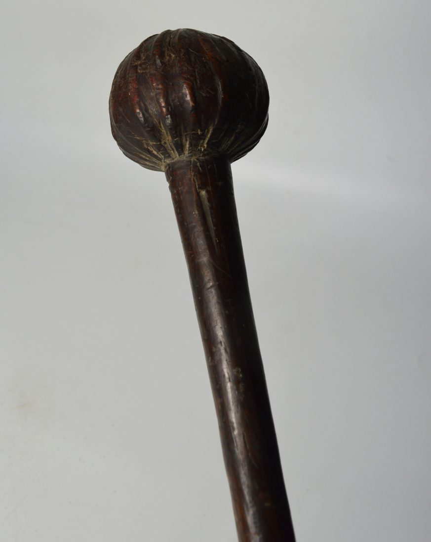 Knobkerrie club African Tribal Zulu war clubs carved head-SOLD ...