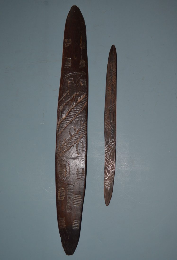 SOLD Aboriginal Carved wood Message board Churinga Djuringa SOLD ...