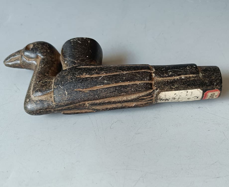 SOLD Rare American Indian Mississippian stone pipe circa AD 1200- 1600 ...